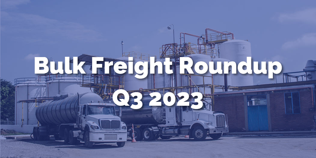 Q3 Bulk Freight Roundup